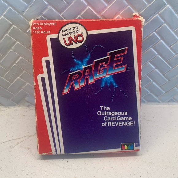 International Games | Other | Vintage Rare Rage Card Game International ...